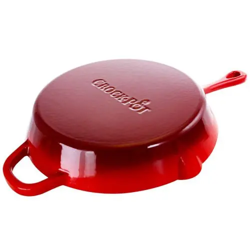 CROCK-POT 12 Inch Enameled Cast Iron Skillet