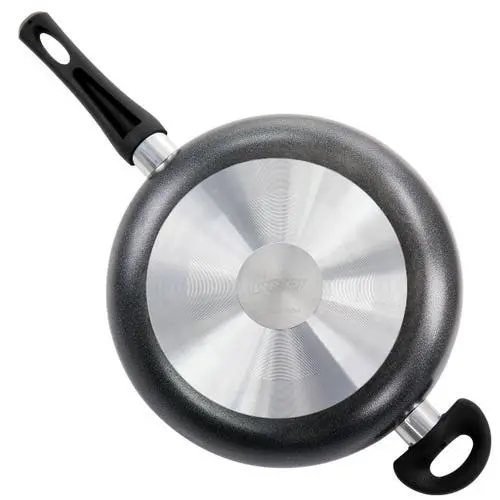 OSTER Pallermo 3.5 Quart Aluminum Nonstick Saute Pan With Lid