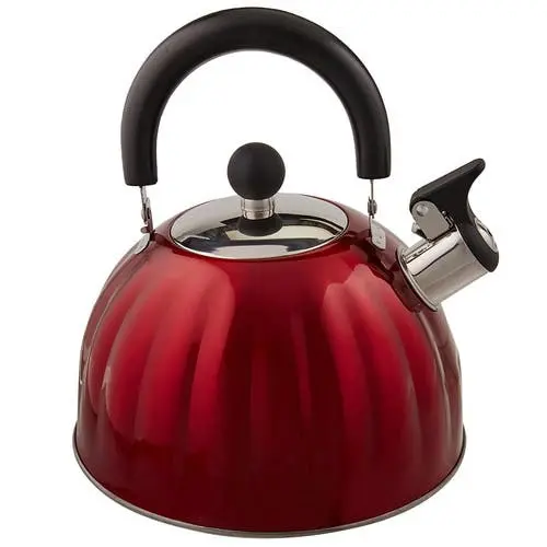MR COFFEE Twining 2.1 Quart Pumpkin Tea Kettle - Red