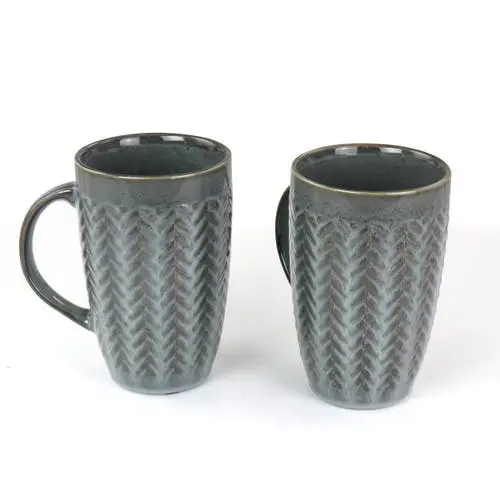 GIBSON HOME 22 Oz Stoneware Mug Set Of 4