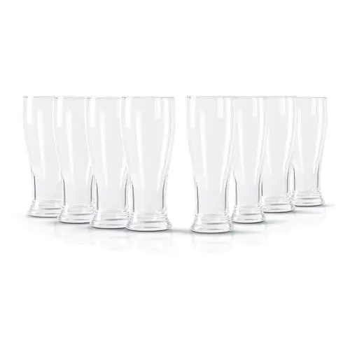 GIBSON HOME Callum 8 Piece 15.6 Ounce Tall Pub Glass Set - Clear