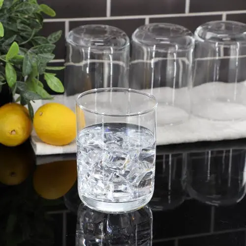 GIBSON HOME Emory 4 Piece 15 Ounce Double Old Fashioned Glass Set