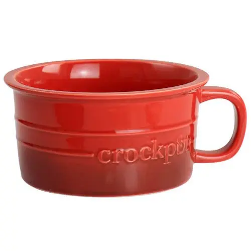 CROCK-POT Appleton 24oz Stoneware 4 Piece Soup Mug Set