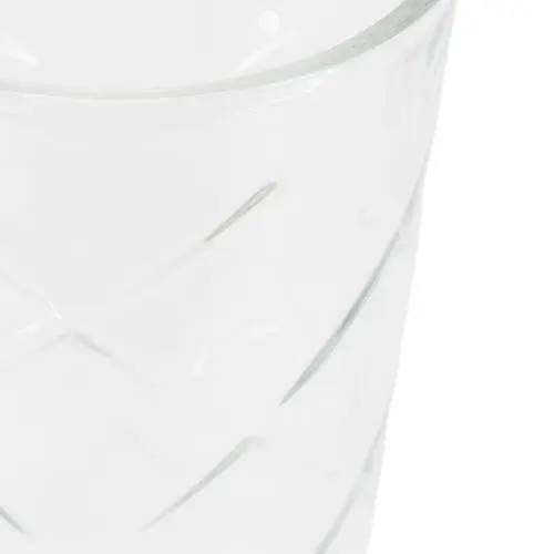 GIBSON HOME Lattice 4 Piece 13.5 Ounce Double Old-fashioned Glass Set