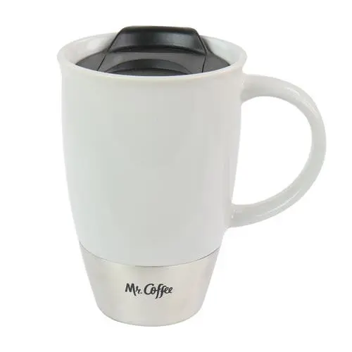 MR. COFFEE Coffee14 Oz Stoneware Assorted Travel Mug Set Of 3