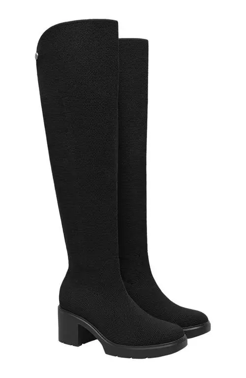 Vivaia Fold-over Square-toe Knee-high Boots