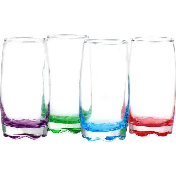 GIBSON  HOME Karissa 8-piece Glass Tumbler Set - Blue