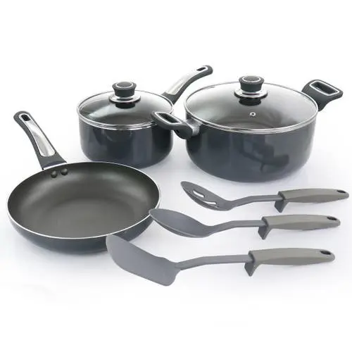 OSTER Legacy 8 Piece Aluminum Nonstick Cookware Set