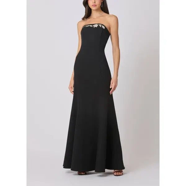 Shoshanna Midnight Phillippa Stretch Crepe Dress
