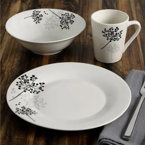 Gibson Netherwood 12-piece Dinnerware Set