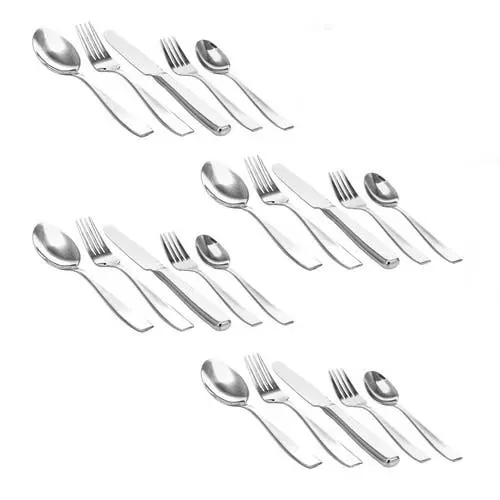 Gibson Castleford 20 Peice Flatware Set