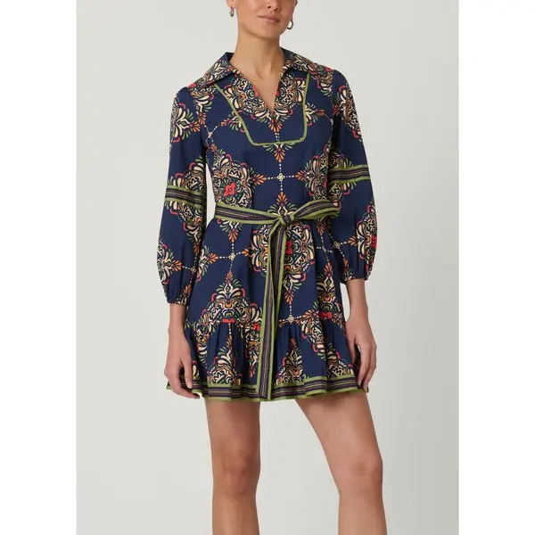 Shoshanna Evans Paltz Print Mini Dress
