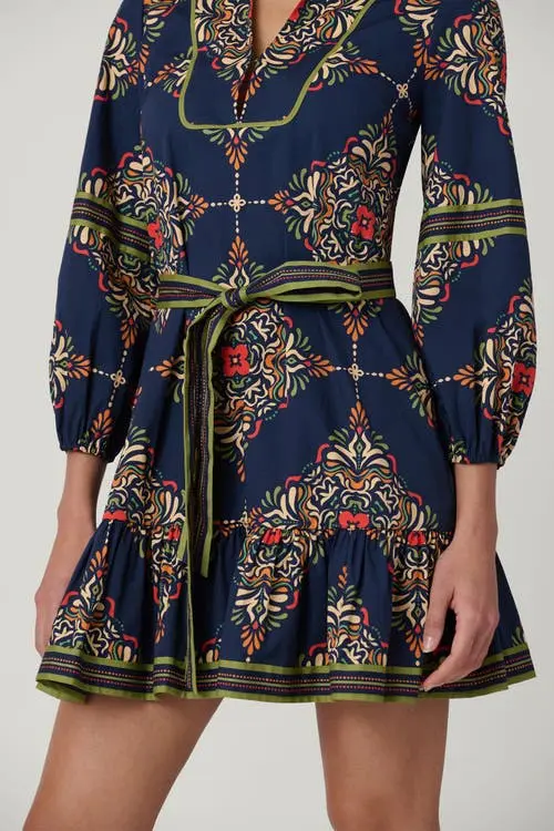 Shoshanna Evans Paltz Print Mini Dress