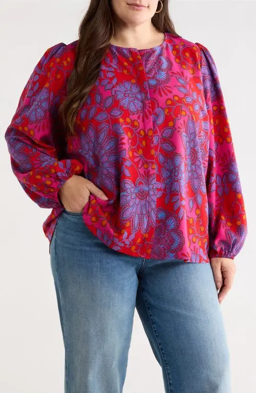 SUGARLIPS Floral Button-up Shirt