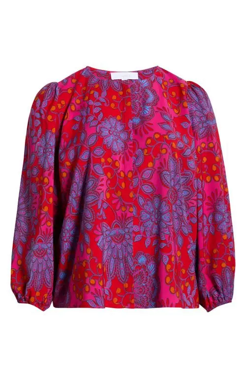 SUGARLIPS Floral Button-up Shirt