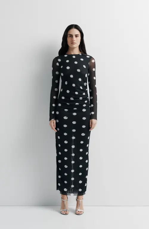 ROMY Clara Mesh Dress - Spot