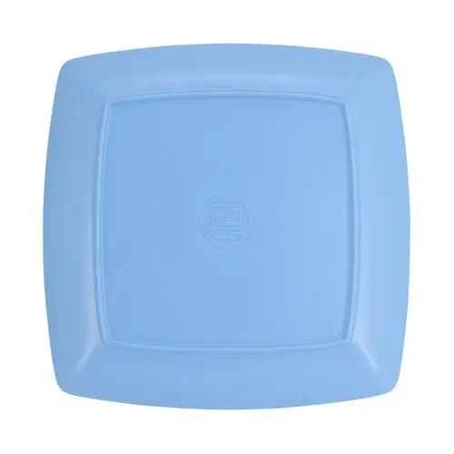 GIBSON HOME Grayson 4 Piece 8.5 Inch Square Melamine Dessert Plate Set