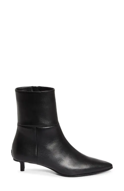 JIMMY CHOO Lory Kitten Heel Ankle Boots - Black