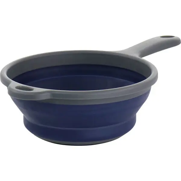 OSTER Marine Collapsible Polypropylene Colander With Handle - Blue