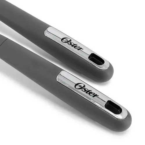 OSTER Ridgecrest 2 Piece Silicone Kitchen Tool Skimmer And Ladle Set