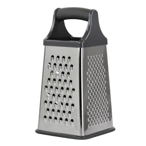 OSTER Stainless Steel Four Sided Box Grater - Gray
