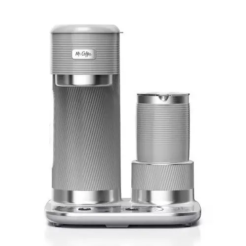 MR. COFFEE 4-in-1 Single Serve Latte Lux Iced - Silver