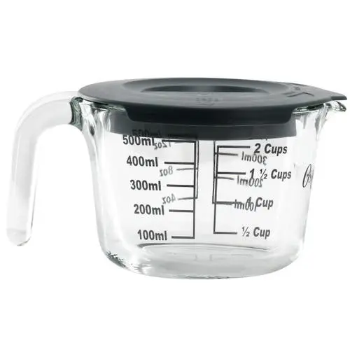 OSTER Coolidge 16 Ounce Glass Measuring Cup With Lid