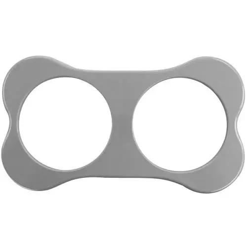 GIBSON HOME Bow Wow Meow 3 Piece Elevated Pet Bowl Dinner Set