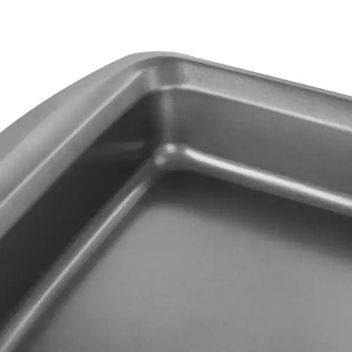 GIBSON HOME Baker's Friend 16.75 Inch Nonstick Steel Roasting Pan