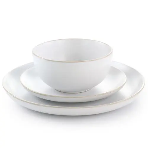 GIBSON HOME Rockaway 12 Piece Stoneware Dinnerware Set