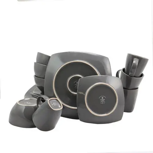 GIBSON HOME Square Dinnerware Set