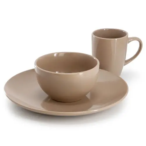 GIBSON HOME Everyday Plus 12 Piece Stoneware Dinnerware Set
