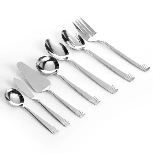 GIBSON HOME Palmore Plus 55 Piece Flatware Set