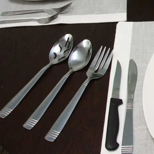 GIBSON HOME Palmore Plus 55 Piece Flatware Set