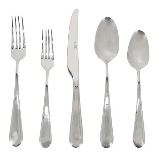 GIBSON ELITE Claudine 20 Piece Stainless Steel Flatware Set