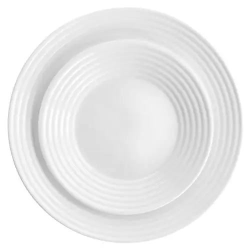 GIBSON ULTRA Ultra Patio 12 Piece Tempe Opal Glass Dinnerware Set