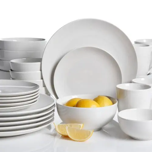 GIBSON HOME Ogalla 30 Piece Porcelain Dinnerware Set