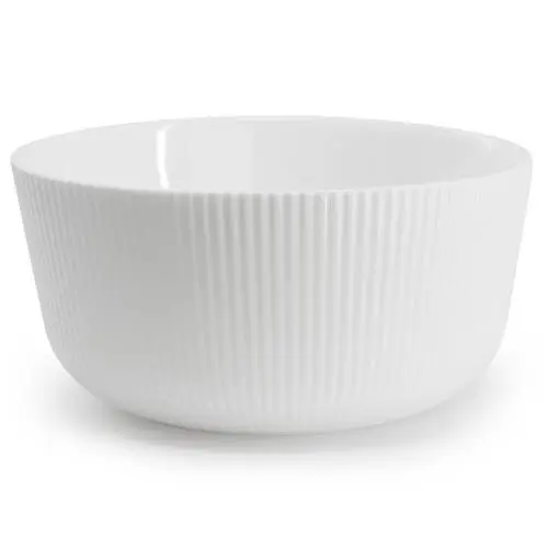 GIBSON ULTRA Swanton Stripe 12 Piece Break-resistant Opal Glass Dinnerware Set