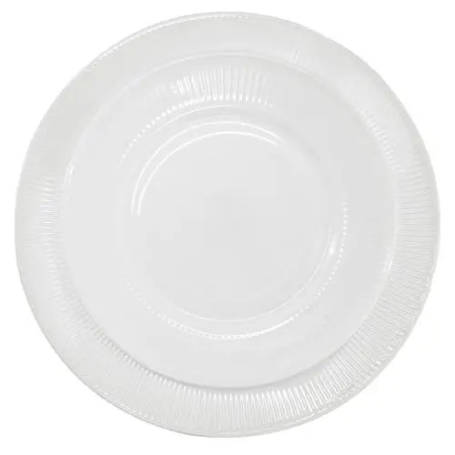 GIBSON ULTRA Swanton Stripe 12 Piece Break-resistant Opal Glass Dinnerware Set