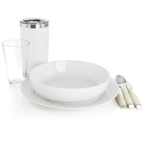 GIBSON HOME Nobella 14 Piece Fine Ceramic Dinnerware Set