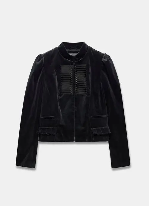 Mint Velvet Velvet Military Jacket