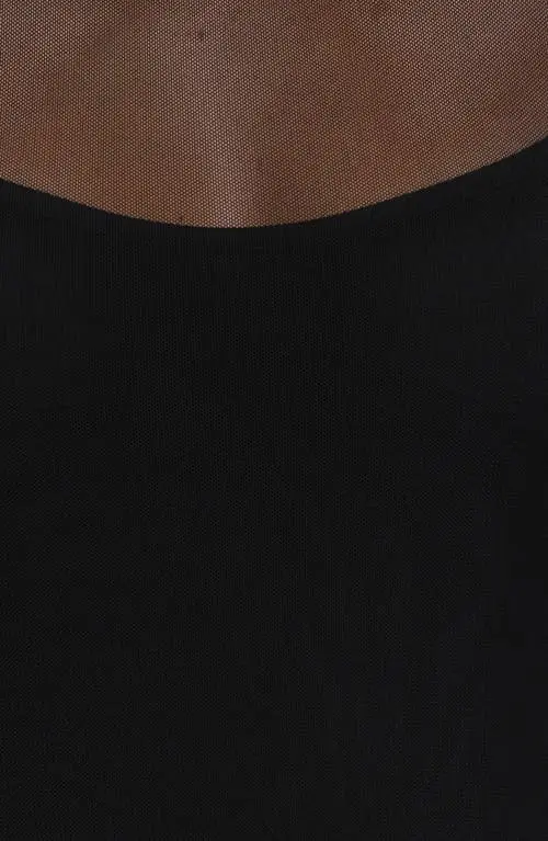PETAL & PUP Charice Mock Neck Maxi Dress