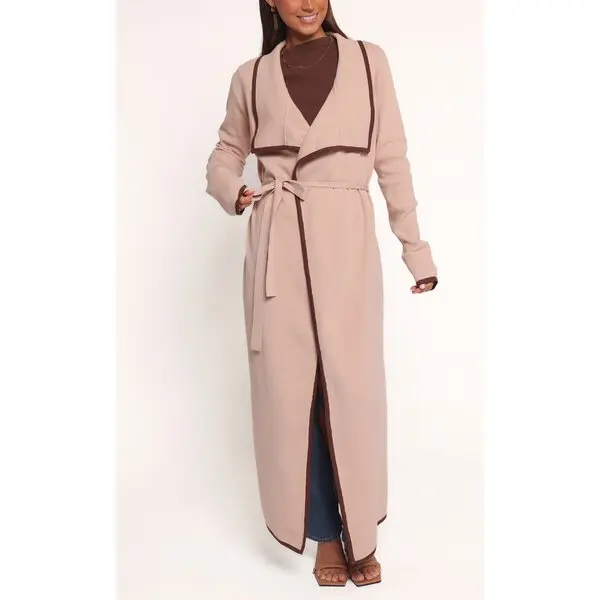 PETAL & PUP Vallis Contrast Trim Cardigan