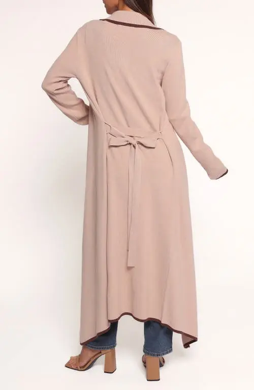 PETAL & PUP Vallis Contrast Trim Cardigan