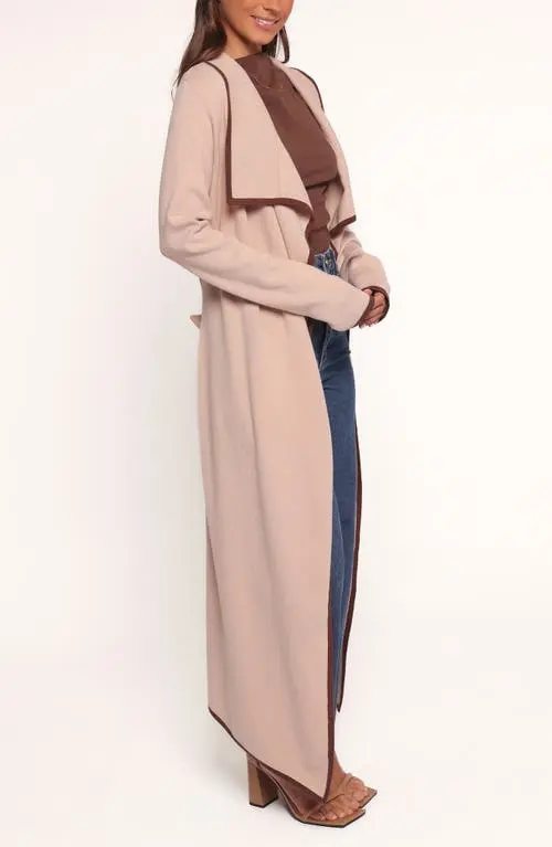 PETAL & PUP Vallis Contrast Trim Cardigan