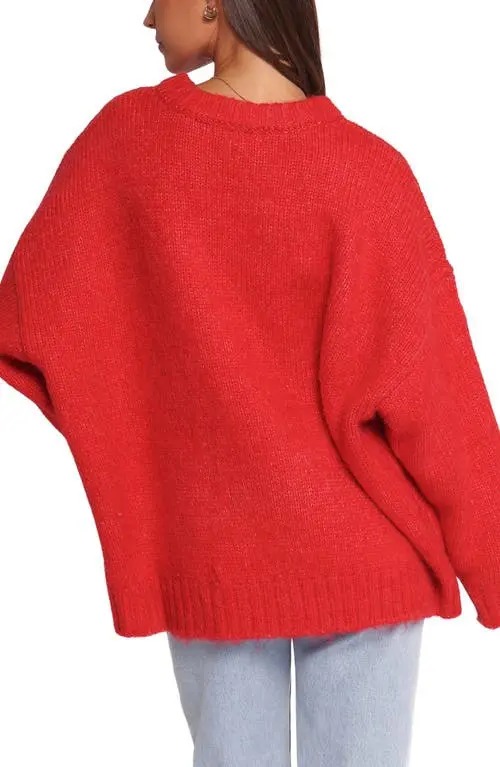 PETAL & PUP Lloyd Oversized Crewneck Sweater