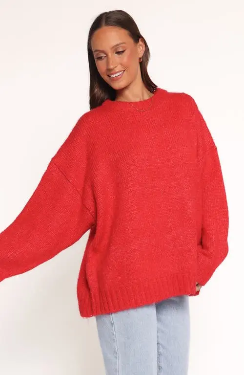 PETAL & PUP Lloyd Oversized Crewneck Sweater