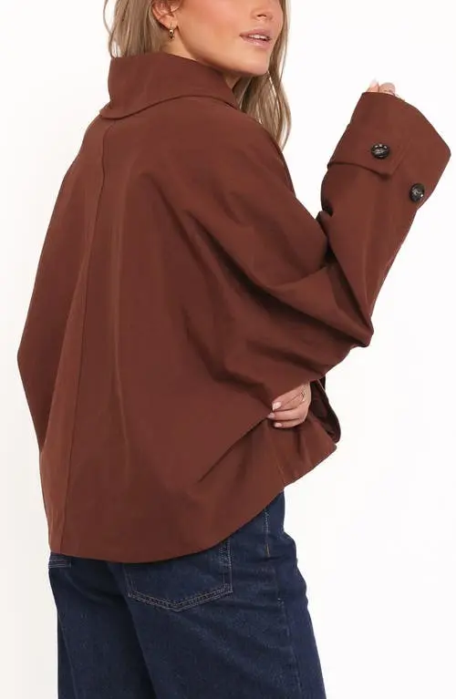 PETAL & PUP Cotton Twill Crop Trench Coat