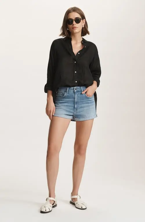 MAVI Oversized Linen Button-up Shirt