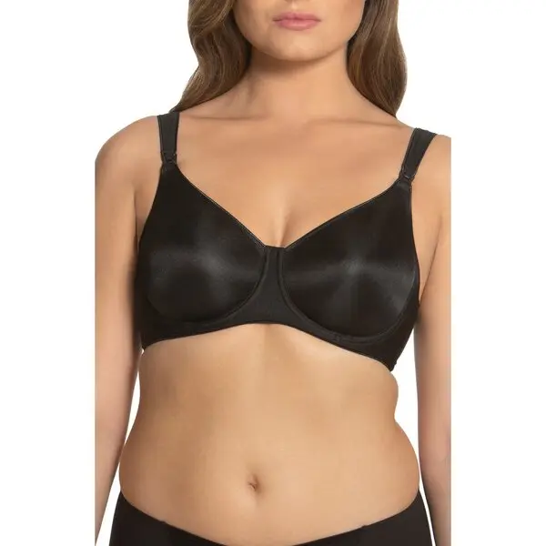 DOMINIQUE INTIMATES Nanette Seamless Underwire Maternity/nursing Bra - Black